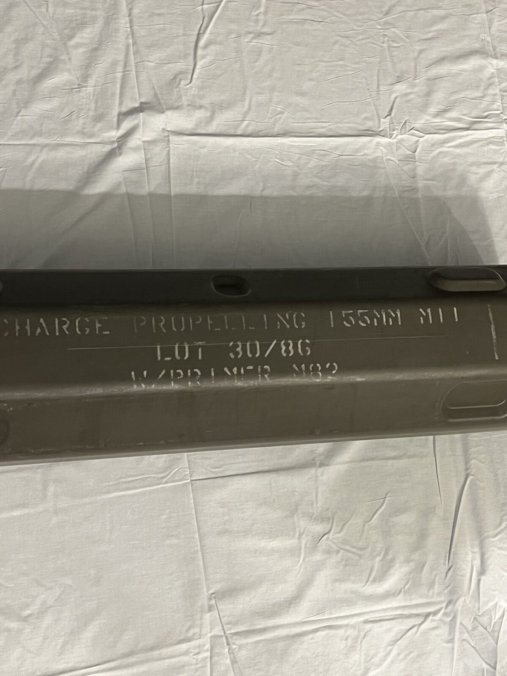 Vintage Military 155mm M11 Charge Propelling Case Tube | eBay