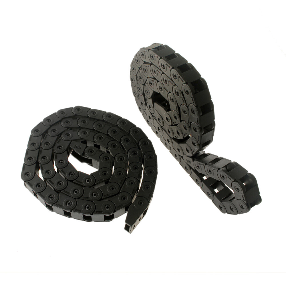 1m 10x10/20mm R18 Cable Drag Chain Wire Carrier for CNC Router Machine ...