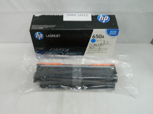 Genuine HP 650A CE271A Cyan Toner Cartridge CP5525 NEW OEM OPEN BOX | eBay