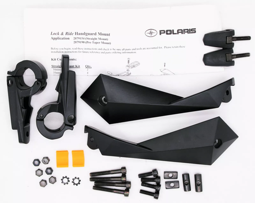 NEW OEM POLARIS SNOWMOBILE RMK LOCK & RIDE PRO TAPER HANDGUARD MOUNT ...