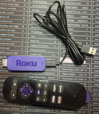 Roku Streaming Stick (2nd Generation) 3500X HDMI M-Go Edition - Purple ...