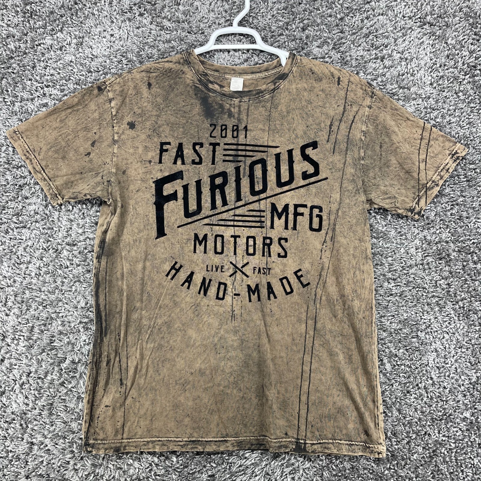 Vintage Fast Furious MFG Motors Company Shirt Mens XL… - Gem