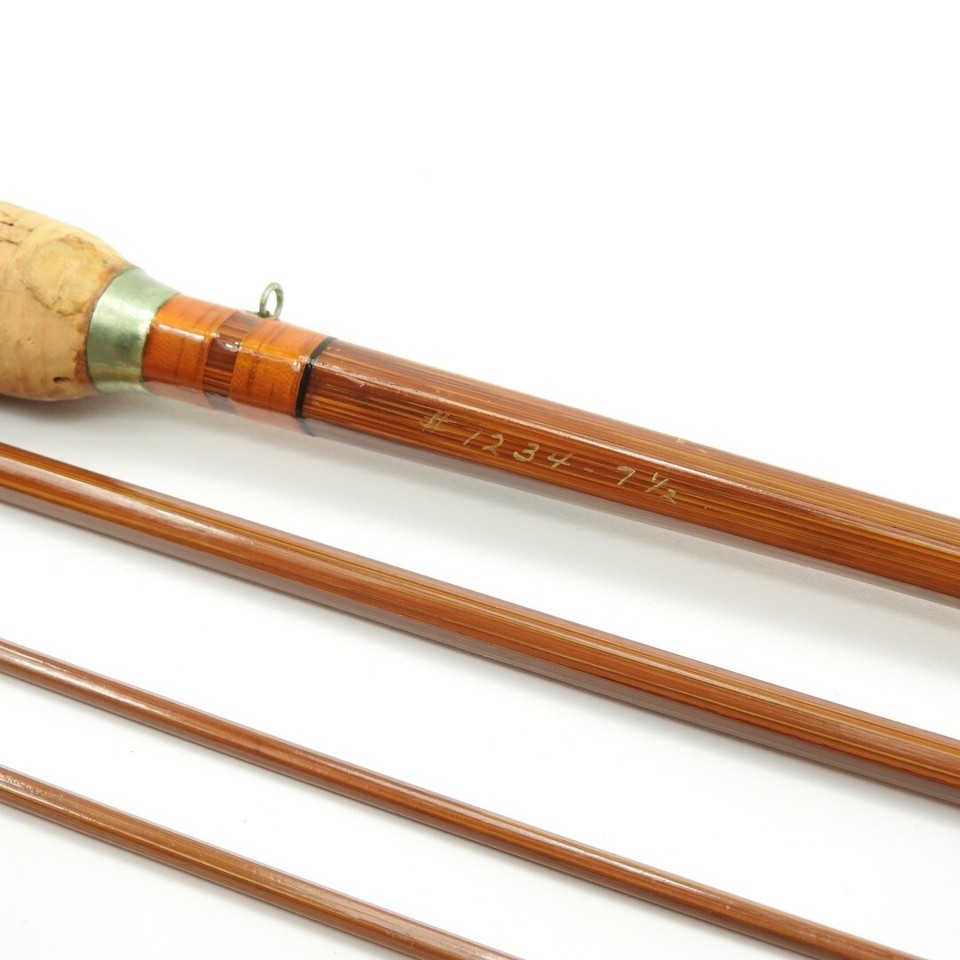 Heddon-Built Shakespeare #1234 Bamboo Fly Rod. 7’ 6”. W/ Tube & Sock ...