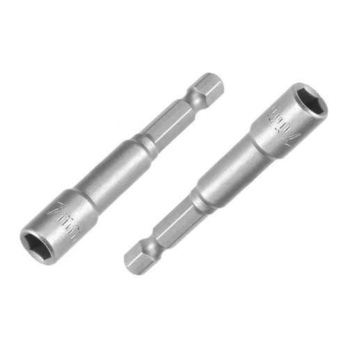 1/4" Quick-Change Hex Shank Driver Drill Bit 65mm L Repair 7mm Nut ...