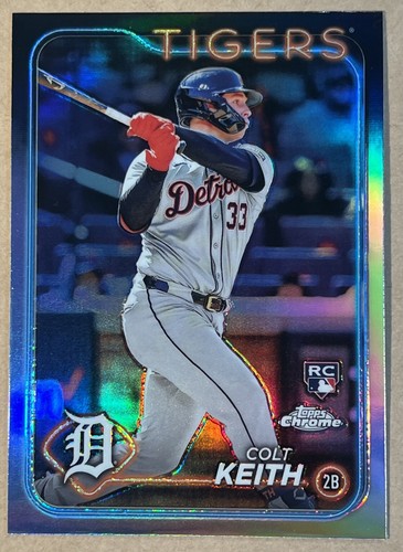 Colt Keith 2024 Topps Chrome Refractor #2 Tigers Rookie | eBay