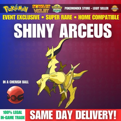 SHINY ARCEUS HOOPA MOVIE EVENT EXCLUSIVE ⭐️ Pokemon SCARLET & VIOLET | eBay