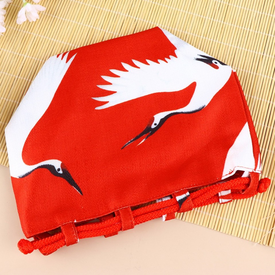 1 Pc Crane Pattern Japanese Style Drawstring Bag Portable | eBay Australia