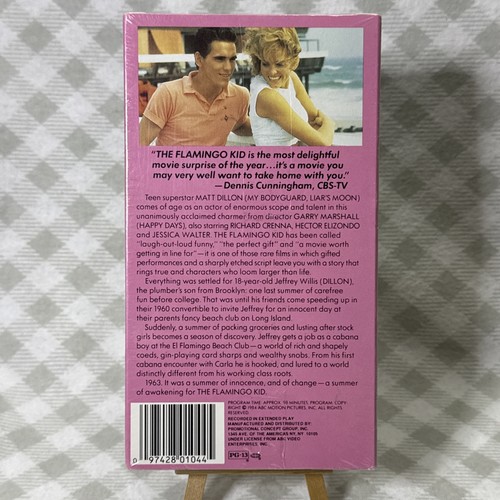 The Flamingo Kid (VHS, 1984) Matt Dillon, Richard Crenna, Hector ...