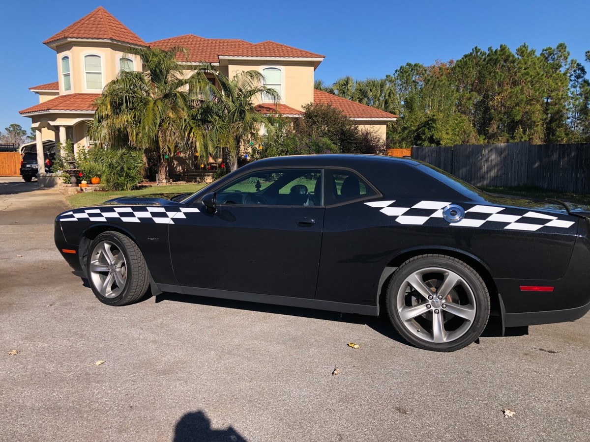 Checkered Car Stripes