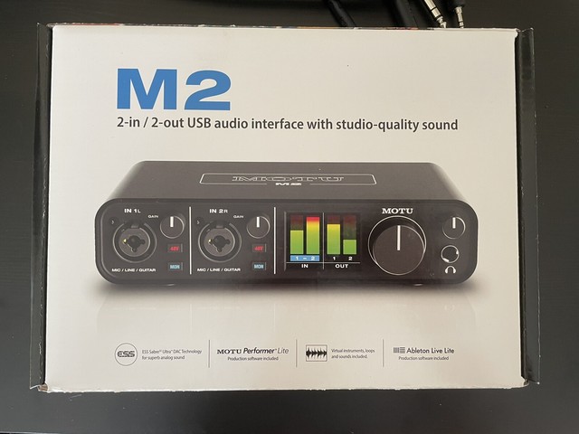 MOTU M2 2x2 USB-C Audio Interface for sale online | eBay