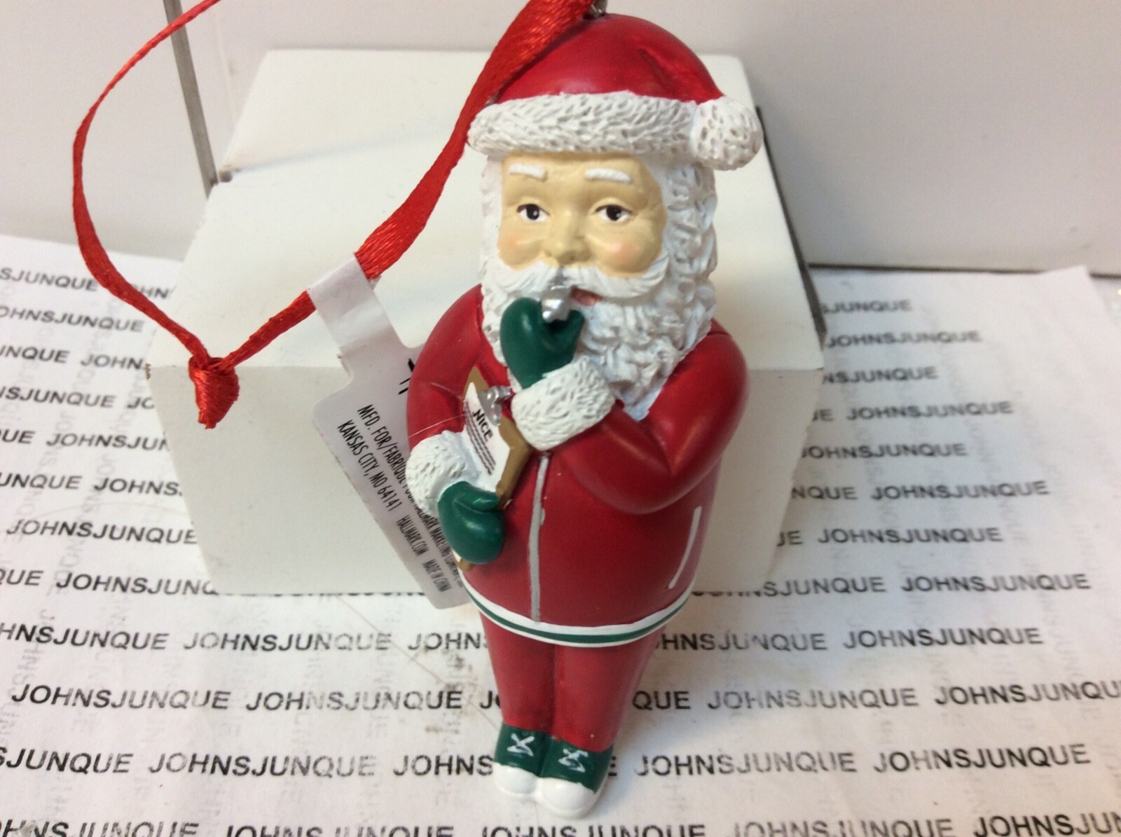 HALLMARK COACH KRINGLE ORNAMENT New with Tag Coach Santa with Clip ...