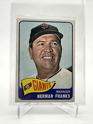1965 Topps Herman Franks Baseball Card #32 EX Quality FREE SHIPPING | eBay