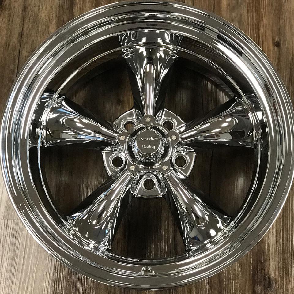 1) 20x8" vn AMERICAN RACING TORQ THRUST CHROME older FORD F100 F150 5 ...