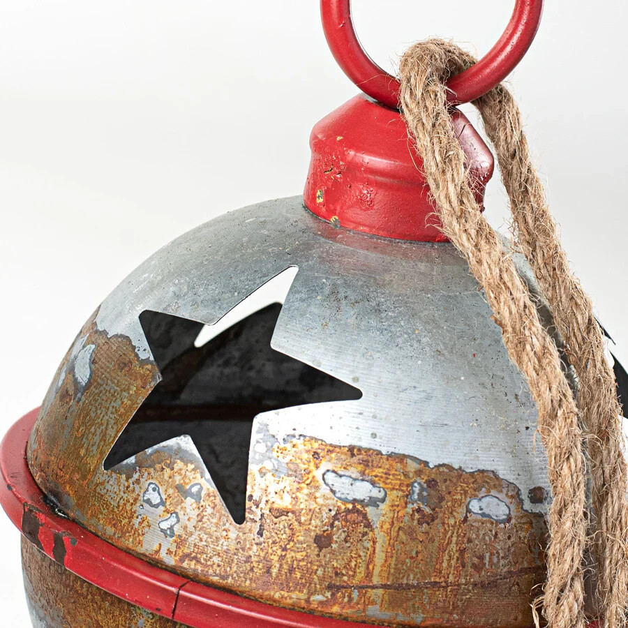 NEW 7" Jumbo Jingle Bell, Extra large Sleigh Bell Galvanized ...
