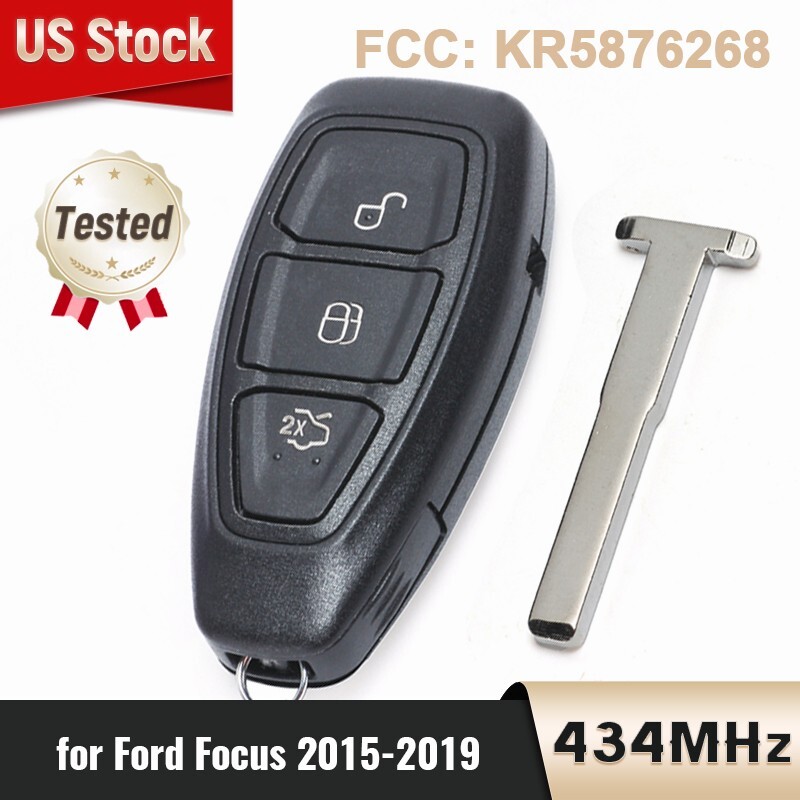 Keyless Smart Key for Ford Focus 2015-2019 Remote Fob Proximity ...