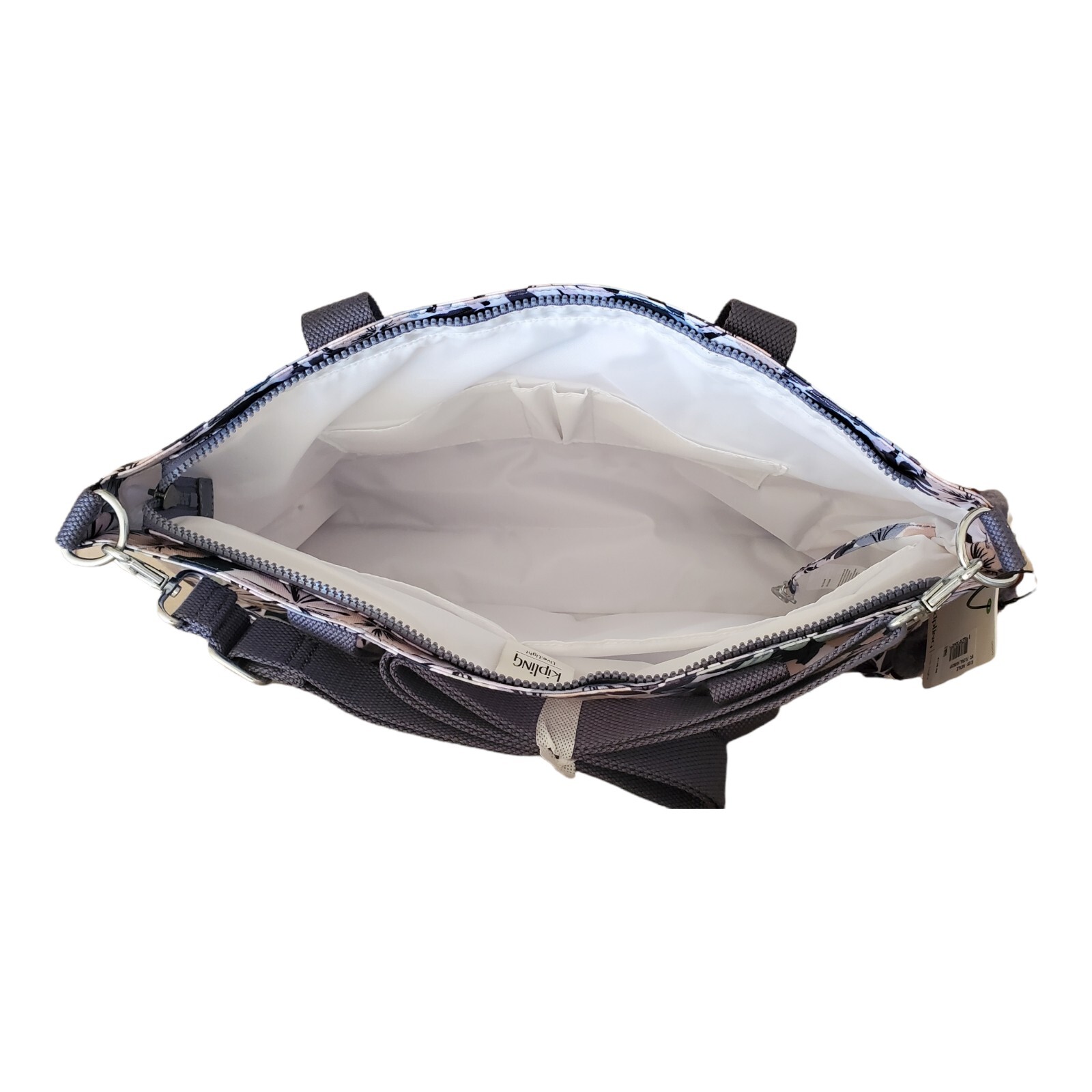 Kipling KI1261 Natalie 15" Laptop Tote Shoulder Bag Polyester Floral ...