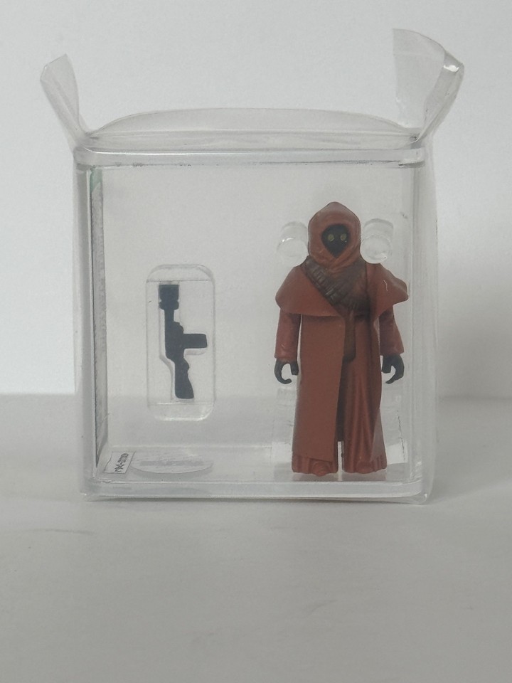 1977 Vinyl Cape Jawa Kenner Star Wars AFA 75 EX+/NM Loose Action Figure ...