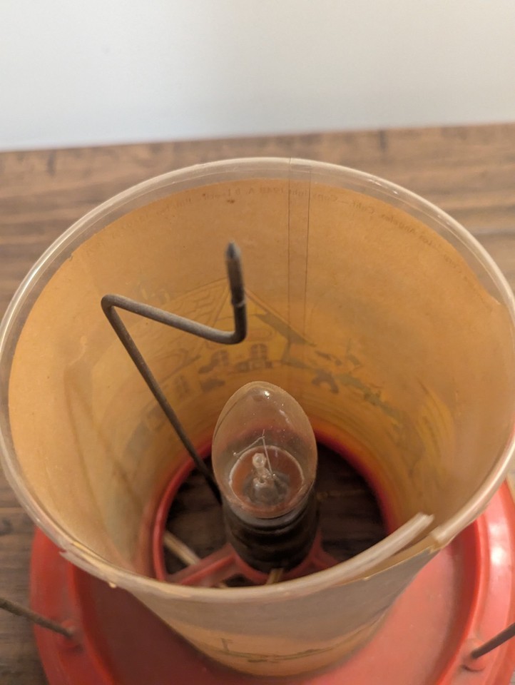 Vintage 1948 Econolite Carousel Motion Lamp Totville Train Light Lamp ...