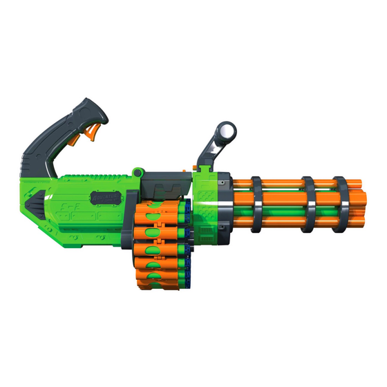 Kids Toy Minigun Motorized Gatling Blaster 80ft Range 30 Darts Nerf ...