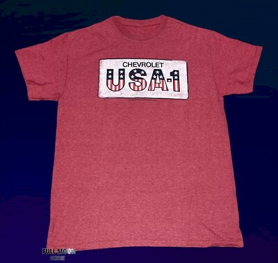 New Chevy USA 1 License Plate Chevrolet American Classic Men's Vintage ...