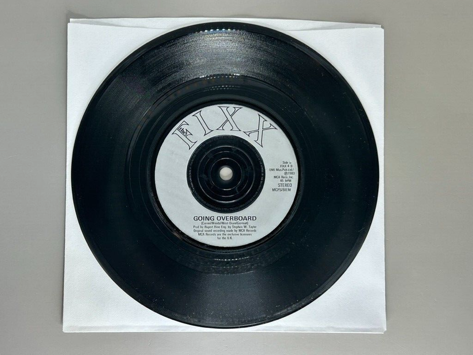 Saved By Zero by The Fixx b/w Going Overboard 1983 UK Single Vinyl VG+ ...