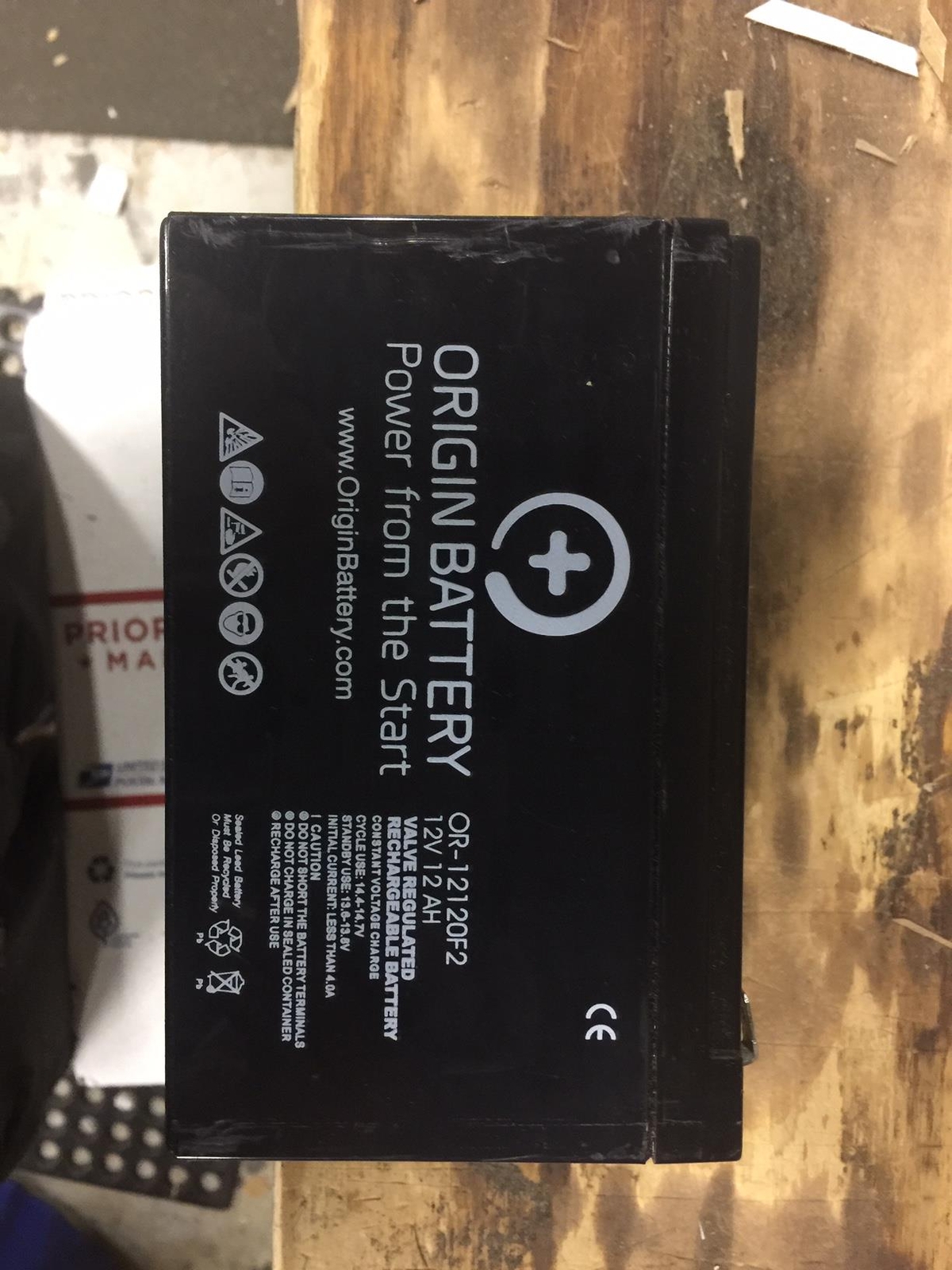 Origin OR-12120 Battery *dented* - 12V 12 AH SLA AGM | eBay