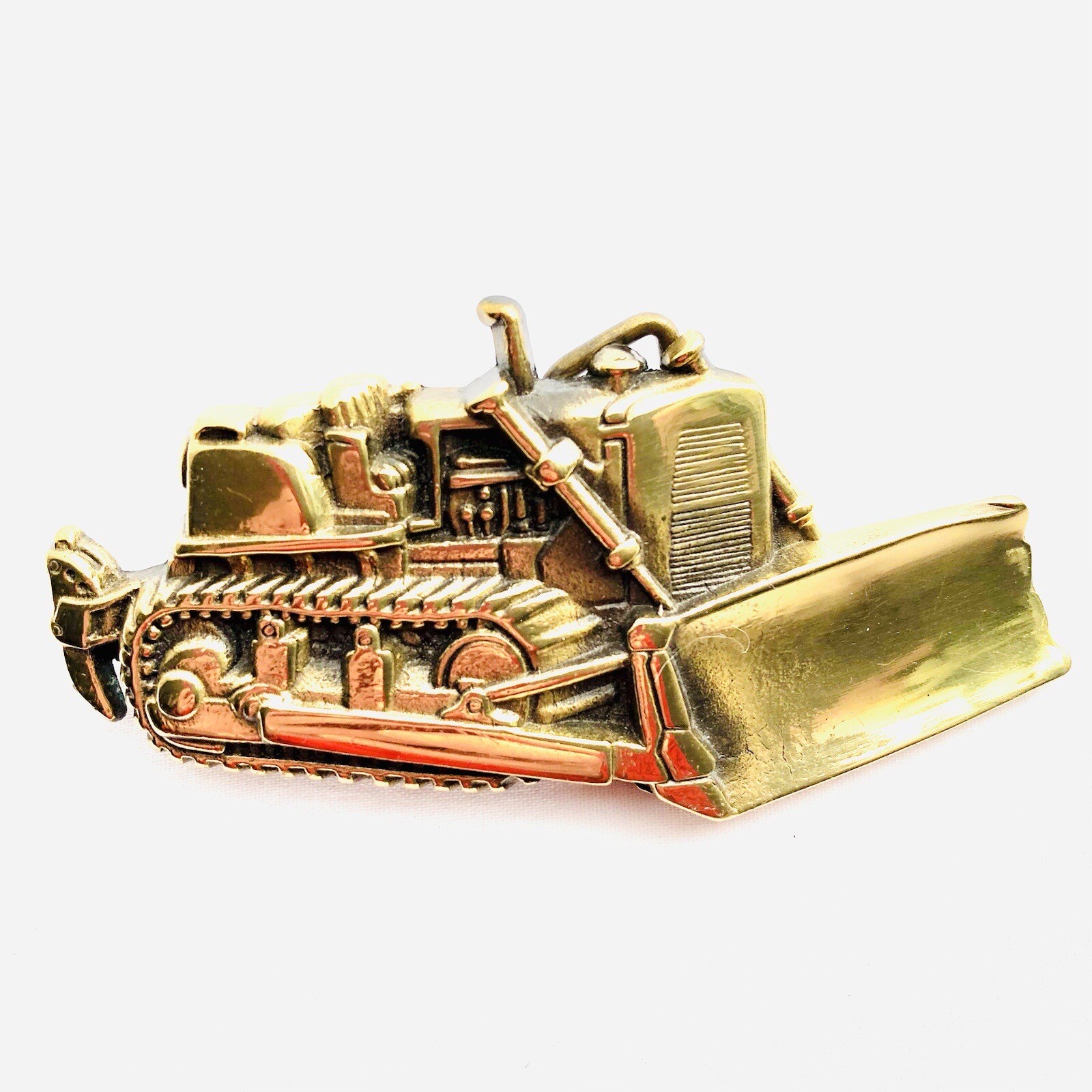 Vintage Baron Bulldozer Construction Belt Buckle 1978… - Gem