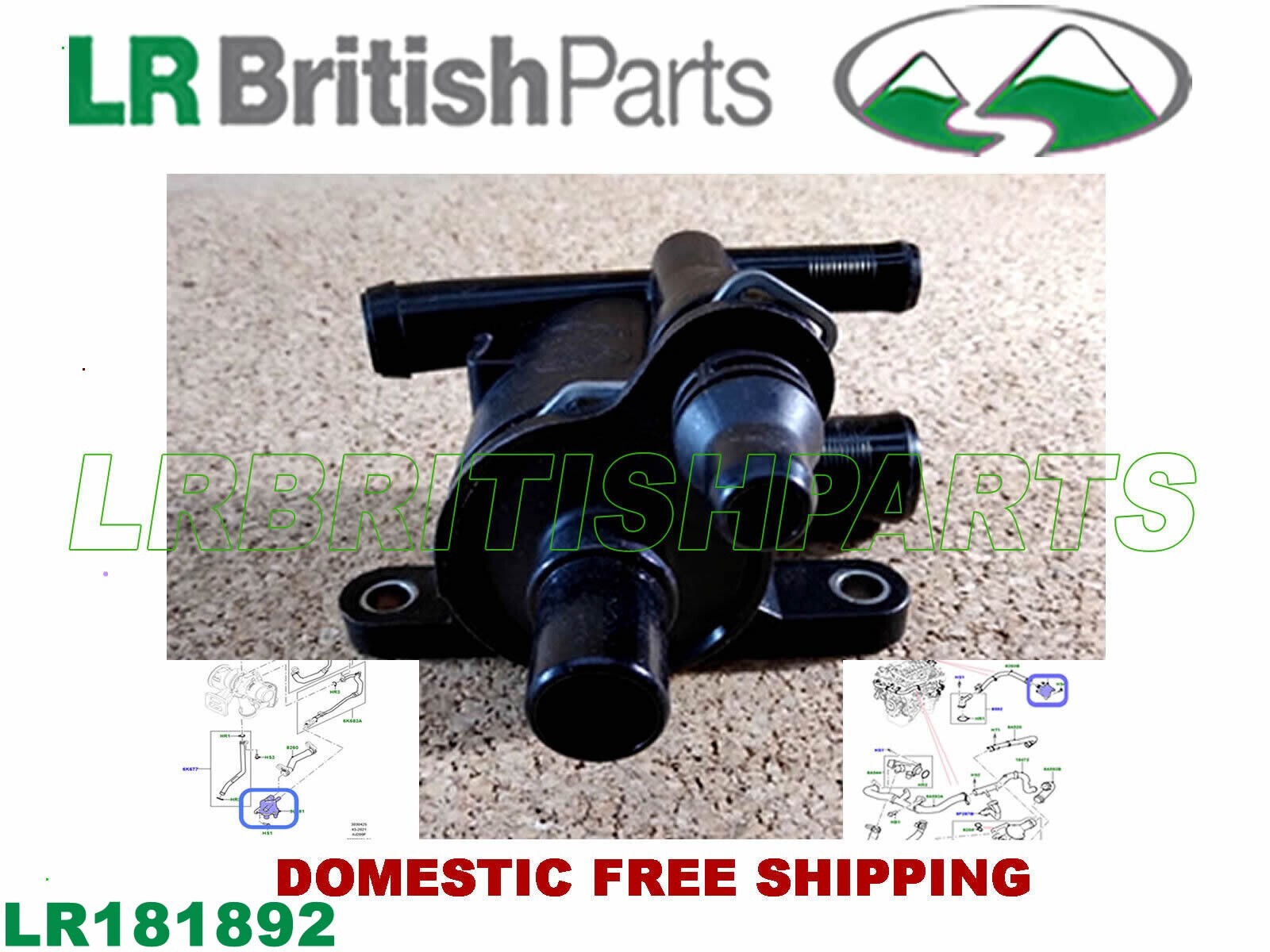 LAND ROVER SEPARATOR COOLANT DEGAS RANGE ROVER EVOQUE SPORT VELAR DISCO ...