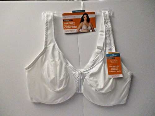 Warners bra signature support satin underwire size 40 DD style 35002A ...