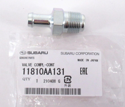 Genuine OEM Subaru 11810AA131 PCV Valve Assy | Direct Replacement | 1 ...