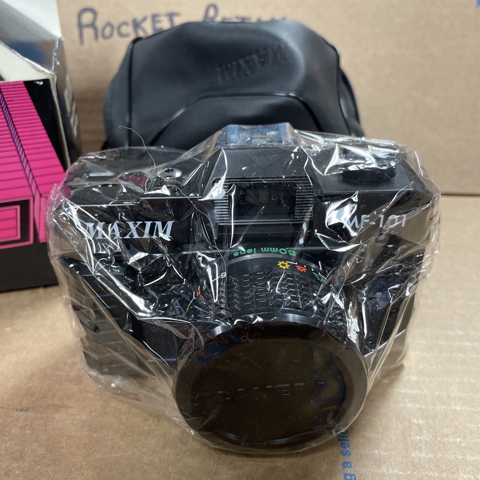 VINTAGE Maxim MF-101 35mm Camera New With Carrying Case, Box ...