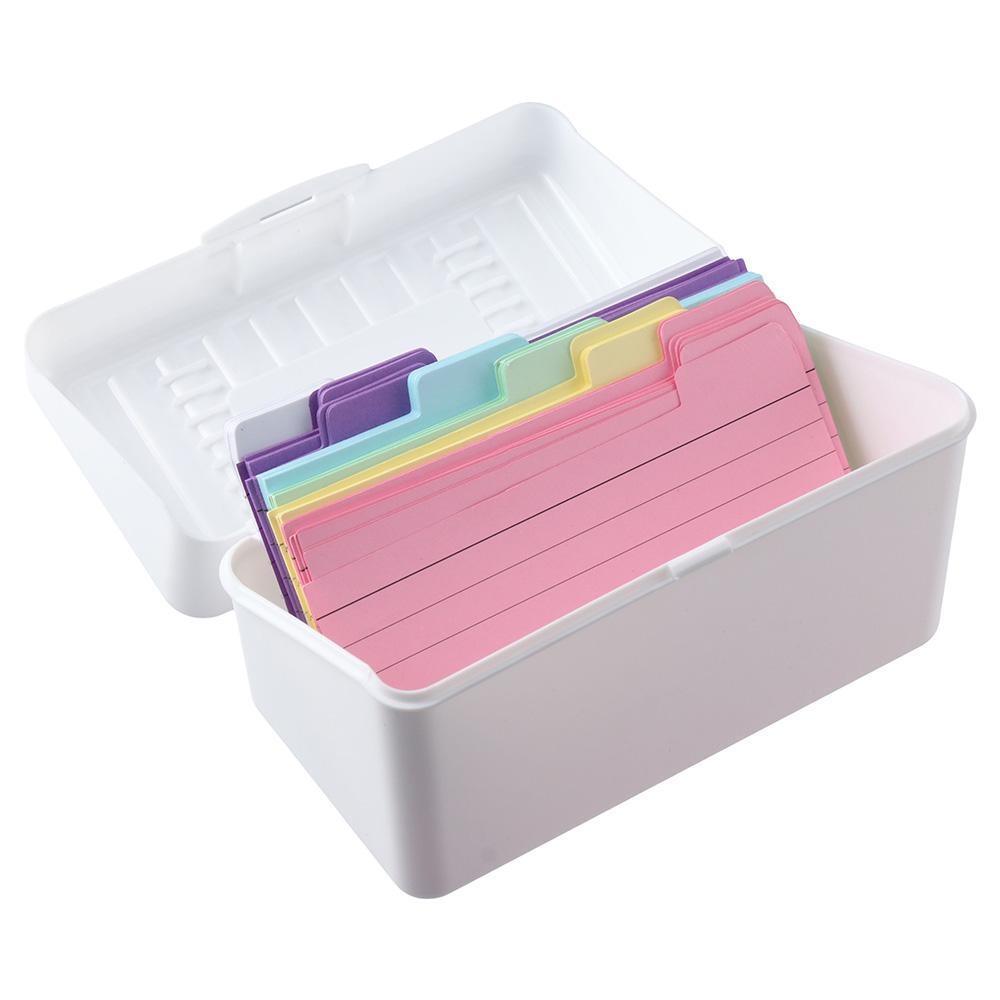 Storage Box Flash Card Dividers 150PCS Ruled Notecards Learning Note ...