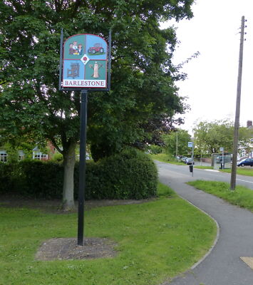 Photo 12x8 Village sign in Barlestone Along Newbold Road on the corner ...