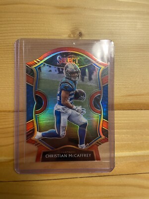 Christian McCaffrey 2020 Panini Select Red and Blue Die Cut Prizm #7 | eBay