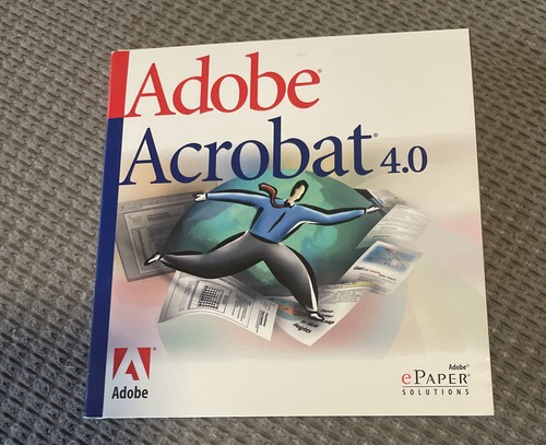 Adobe Acrobat Reader 4.0 CD W/ Serial Number For Mac | eBay