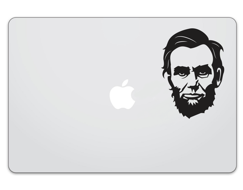 Abraham Lincoln Face Portrait Vinyl Bumper Sticker Decal USA President ...
