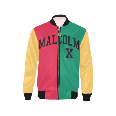 Malcolm X, Color Block - Youth Bomber Jacket | eBay