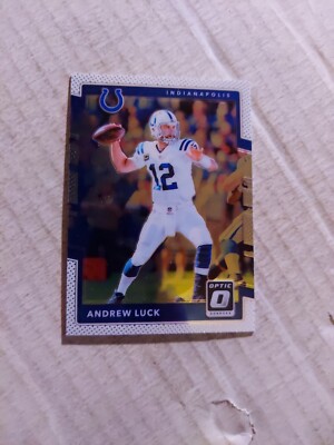 2017 Optic ANDREW LUCK Football base card #74 INDIANAPOLIS COLTS | eBay