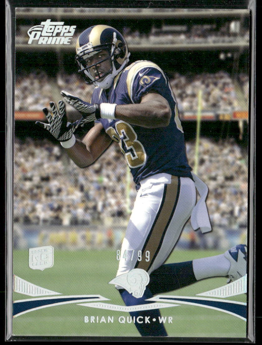 2012 Topps Prime - Brian Quick #69 Silver Rainbow /99 (RC) for sale ...