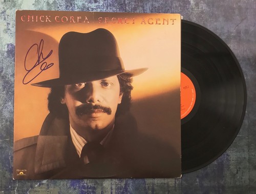 GFA Secret Agent * CHICK COREA * Signed Autographed Record Album AD2 ...