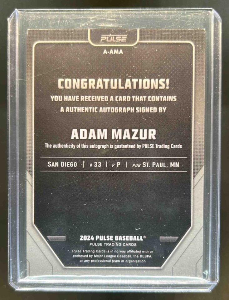 2024 Pulse Adam Mazur Preview Edition #A-AMA | eBay