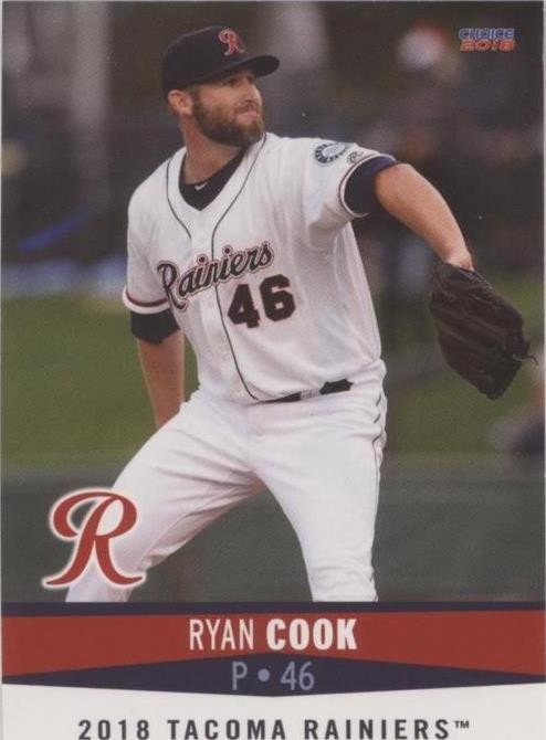 2018 Choice Tacoma Rainiers - Ryan Cook #07 for sale online | eBay