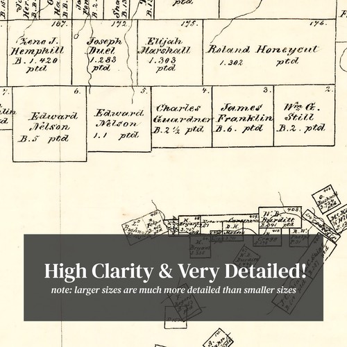 Old Map of Harrison County, TX 1871 - Vintage Texas Art | eBay