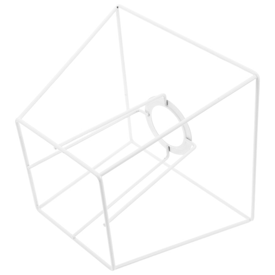 Lamp Shade Frames Ring Trapezoid Iron Wire Lampshade Adapter Tapered ...