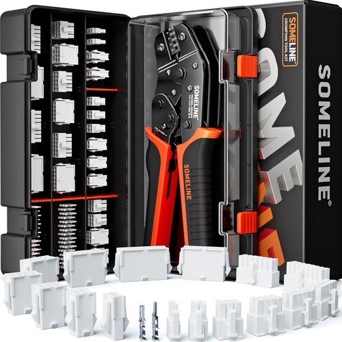 SOMELINE Crimping Tool Connector Kit, Compatible with Mini-Fit Jr 4.2mm ...