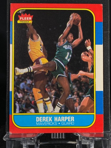1986-87 Fleer Derek Harper Rookie Dallas Mavericks 44 🔥🔥 | eBay