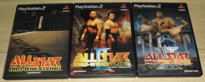 PS2 All Star Pro-Wrestling I & II & III game set Japan | eBay