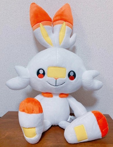 Scorbunny pokemon center Hibani Life size stuffed toy from japan used ...