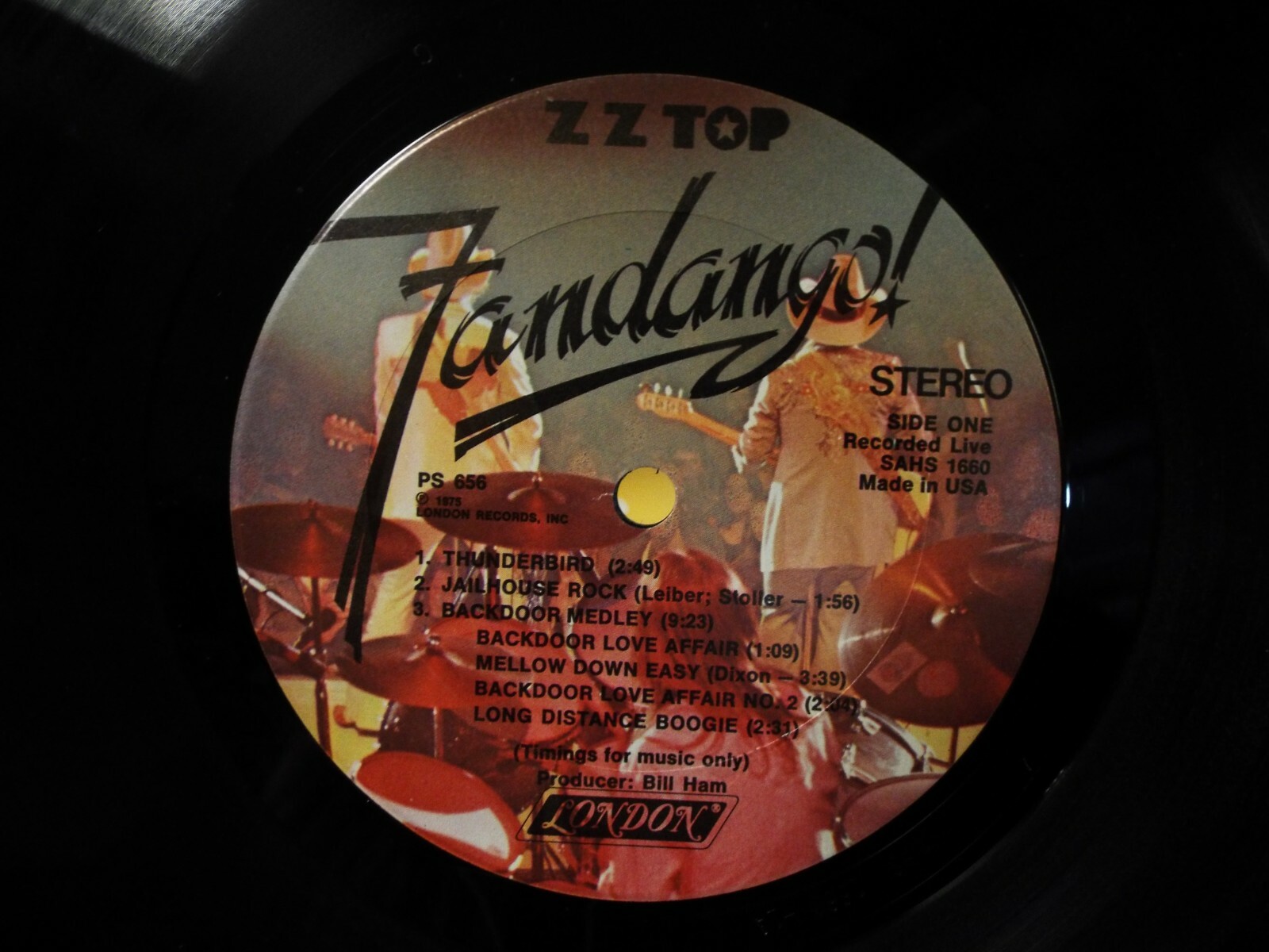 ZZ TOP FANDANGO 1975 LP VINYL ALBUM | eBay