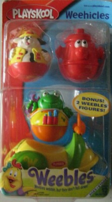 NEW PLAYSKOOL WEEBLES WEEHICLES & ZEEBO, PLUG & UGGIE WOBBLEWORKS | eBay